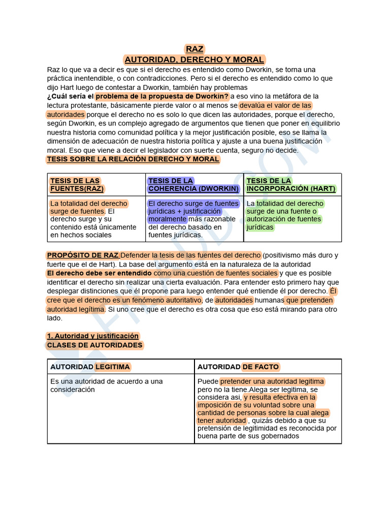 Raz | PDF | Moralidad | Fuentes del derecho