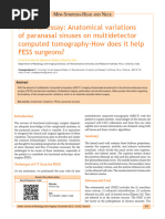 MRI Protocol for Paranasal Sinuses | PDF | Anatomy | Human Anatomy
