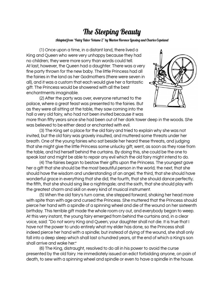 The Sleeping Beauty | PDF | Sleeping Beauty | European Legendary Creatures