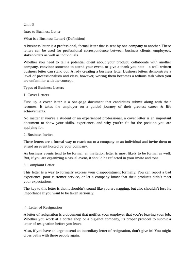 BC UNIT 3 | PDF | Memorandum | Communication