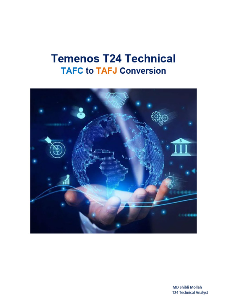 TAFC To TAFJ Conversion in T24 Transact | PDF