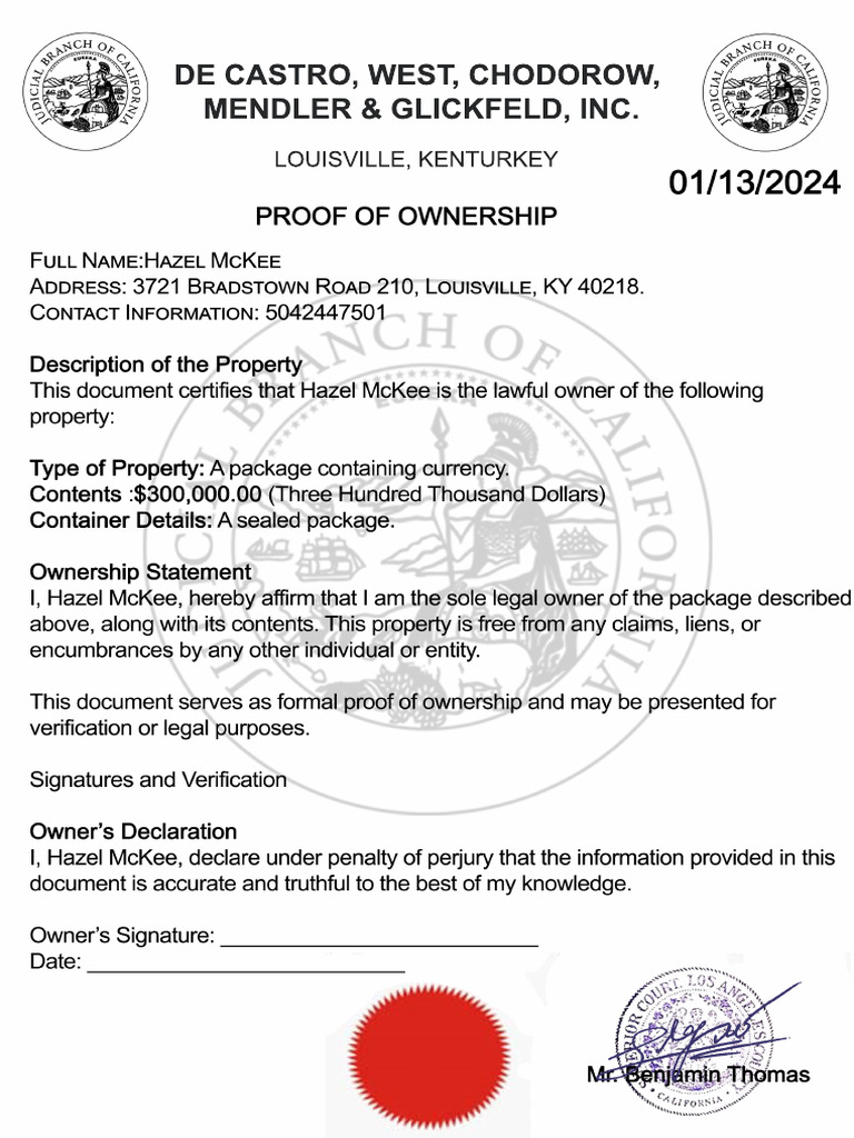 Proof of Ownership | PDF