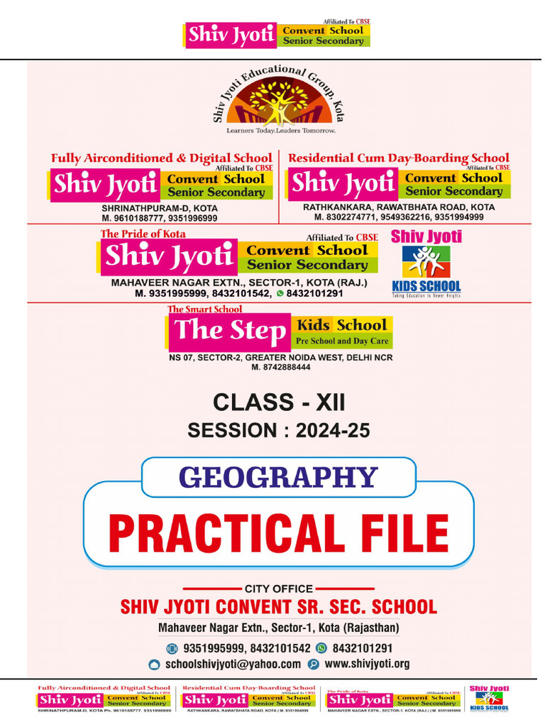 Class 12 Geography Practical Guidelines | PDF | Arithmetic Mean | Mode ...