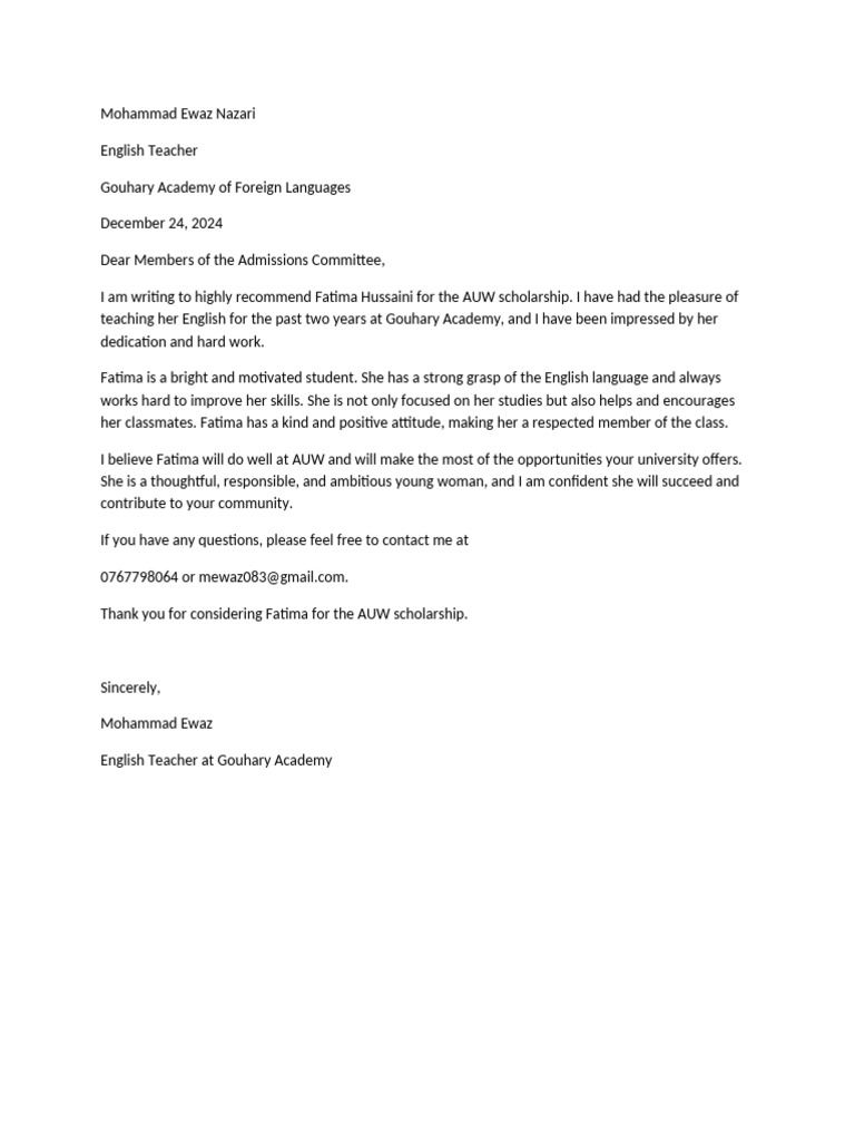 Fatima Hussaini Rec-WPS Office | PDF