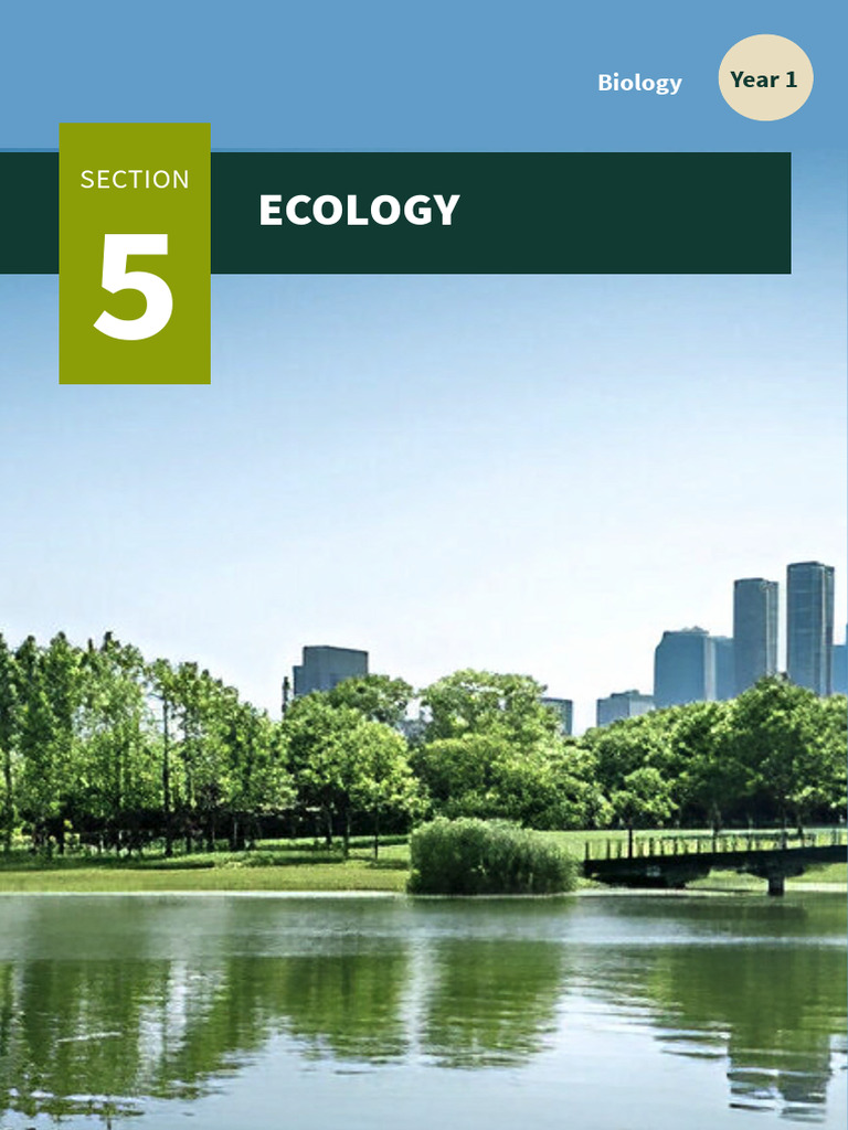 LM Biology Section 5 LVersion | PDF | Ecosystem | Ecology