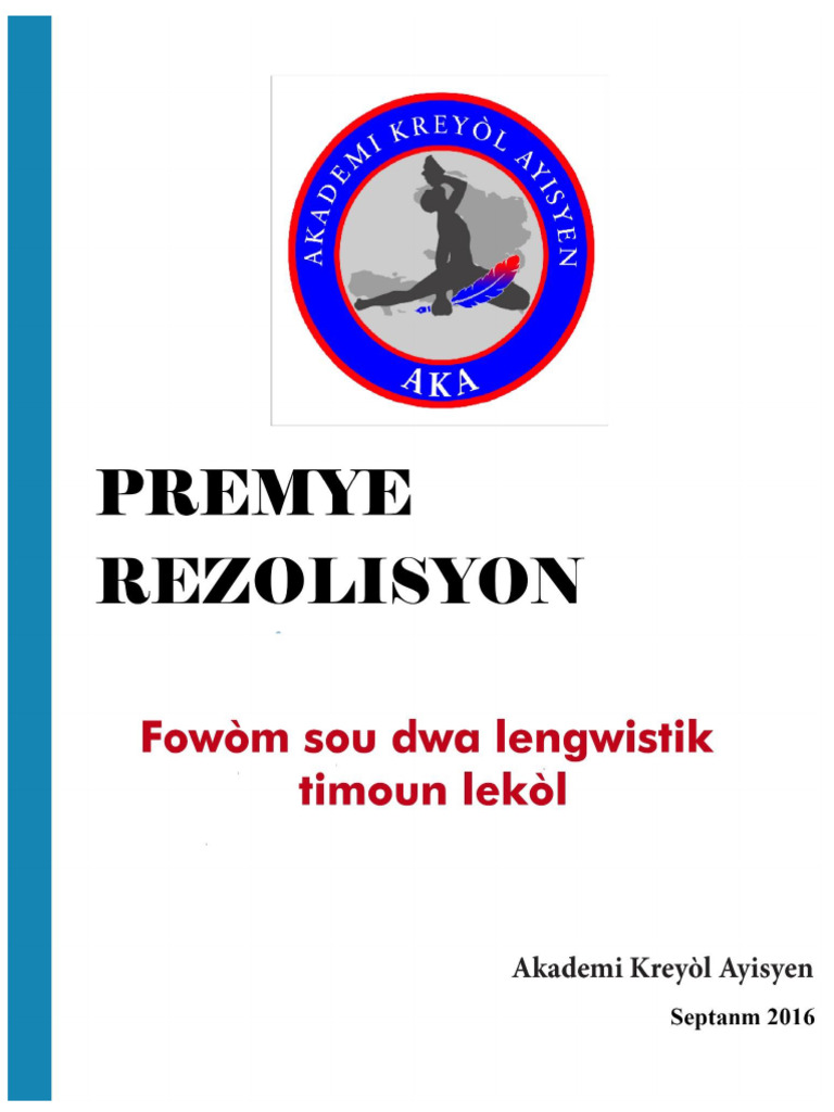 Rezolisyon Timoun Kreyòl Ayisyen | PDF