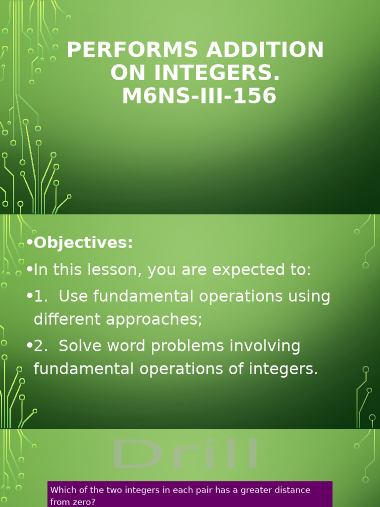 G7 Math Q1 Week 3 - Fundamental Operations | PDF | Subtraction ...