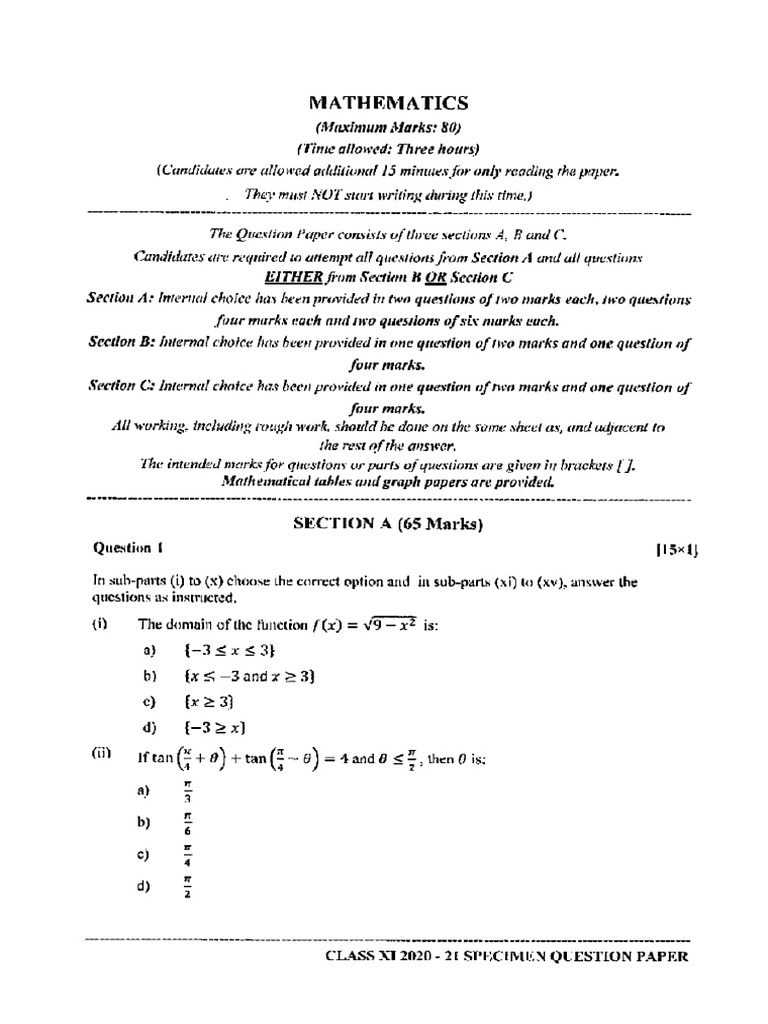 Isc 2025 | PDF