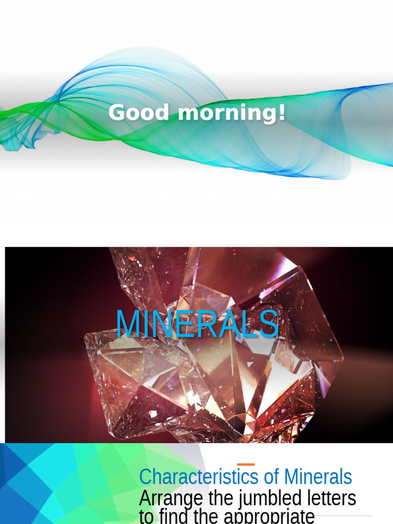 Minerals. | PDF | Minerals | Mineralogy