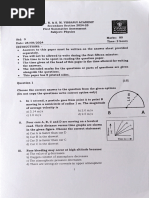 Icse Class 9 Physics Sample Paper 2025 | PDF | Acceleration | Velocity