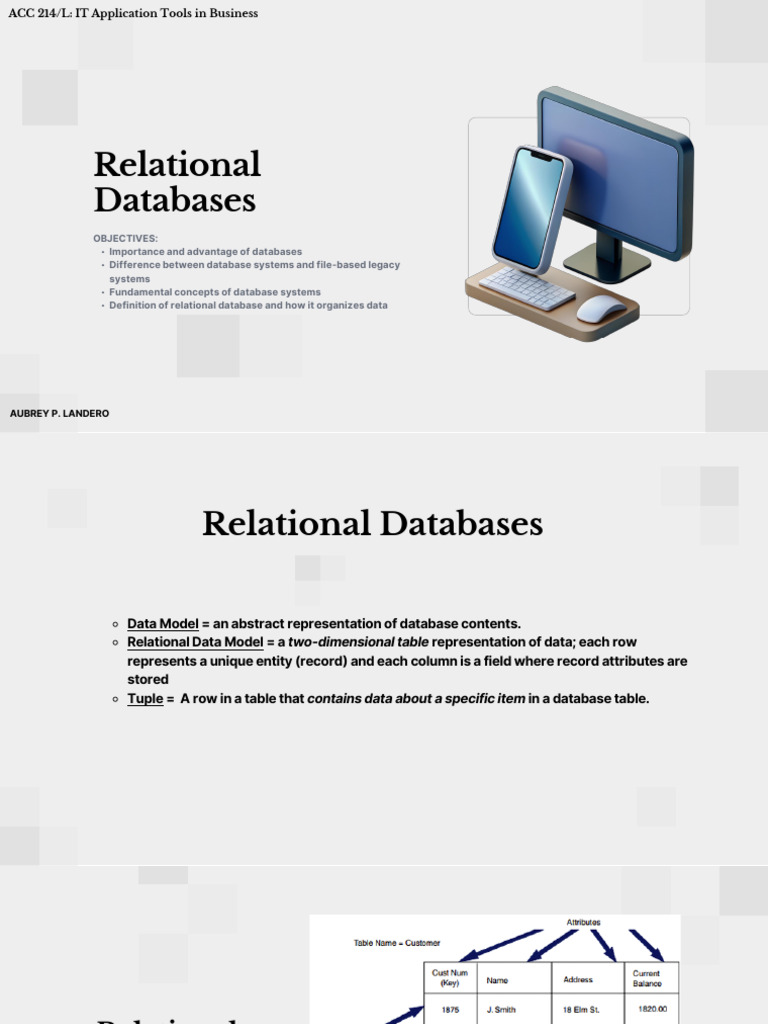 Relational Databases Part 2 | PDF | Relational Model | Relational Database