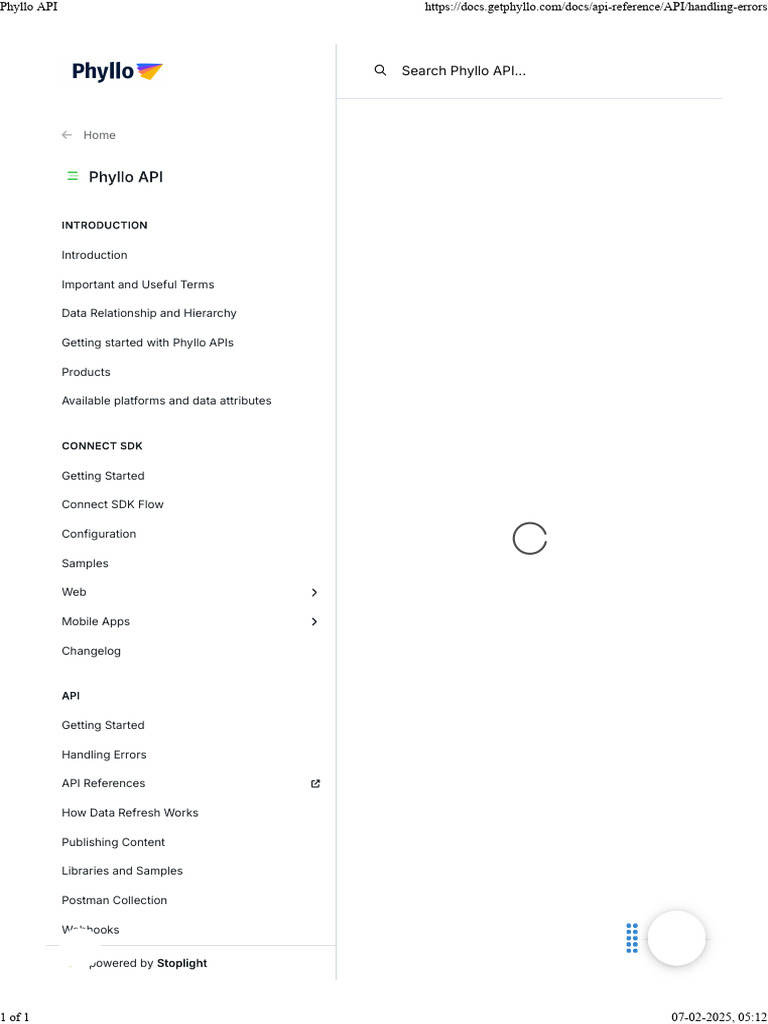 Search Phyllo API.. | PDF
