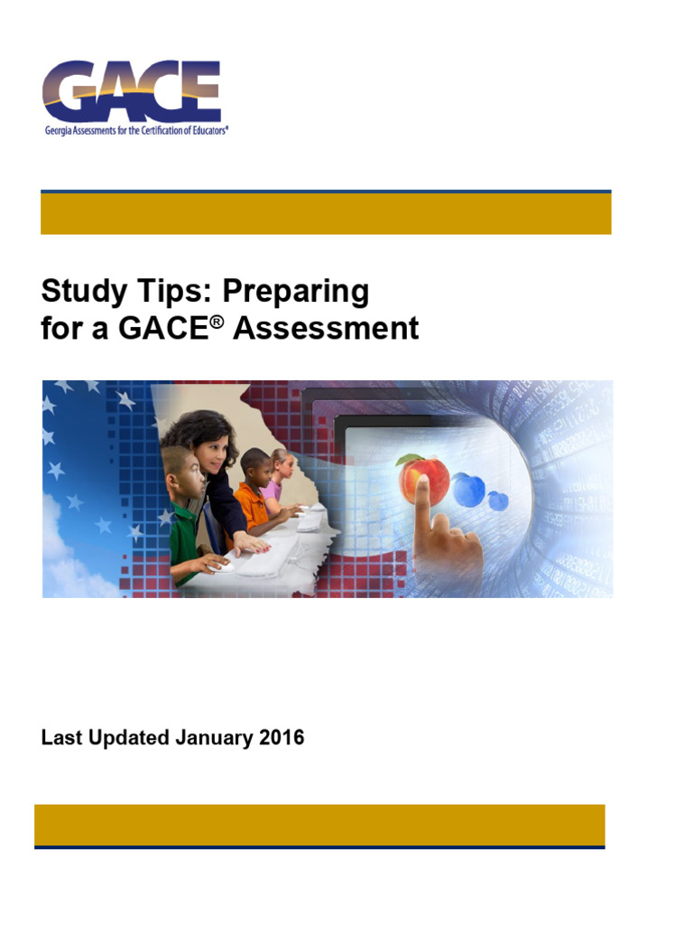 gace_study_tips_guide | PDF | Educational Assessment | Teachers