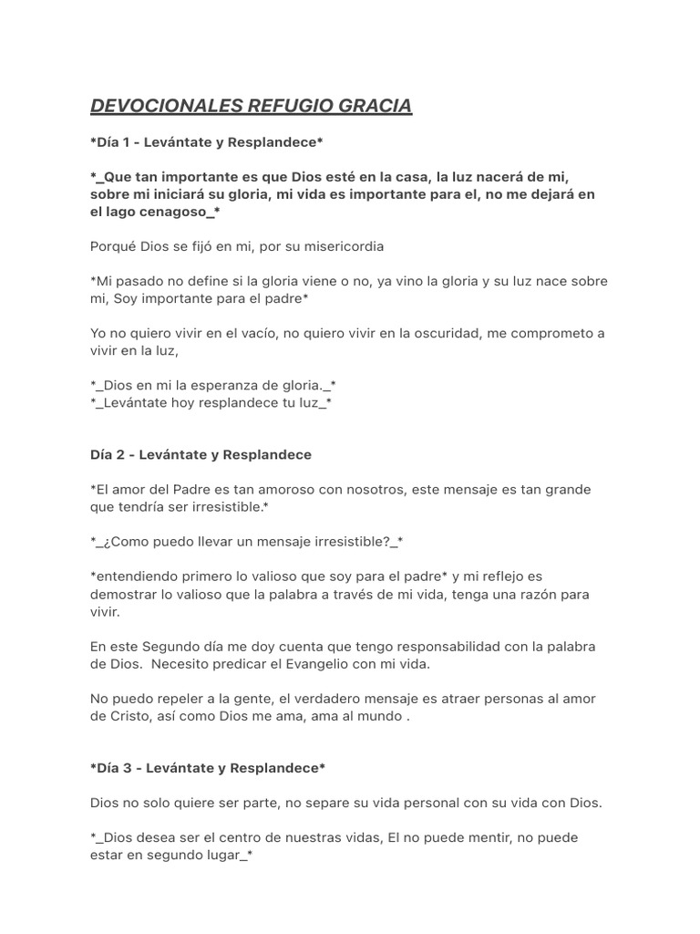 Devocionales - 002 | PDF | Cristo (título) | Dios