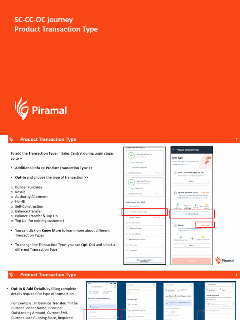 SC-CC-OC-Product-Transaction-Type | PDF