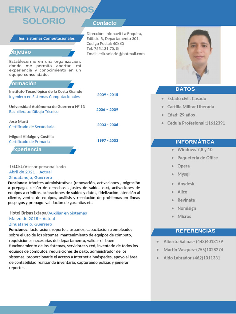 CV Erik Valdovinos | PDF