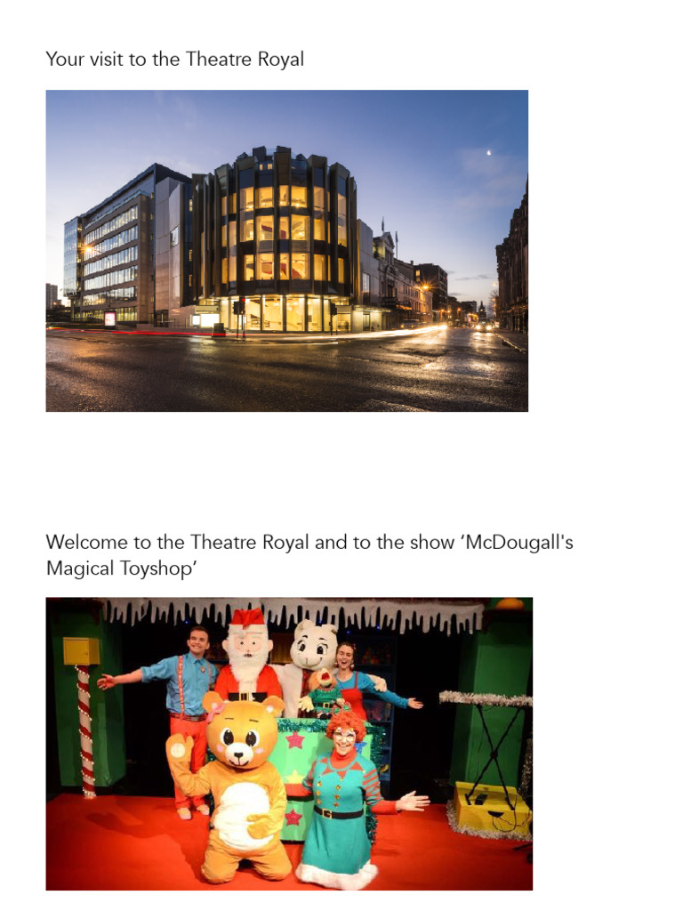 Guide to Visiting Theatre Royal | PDF