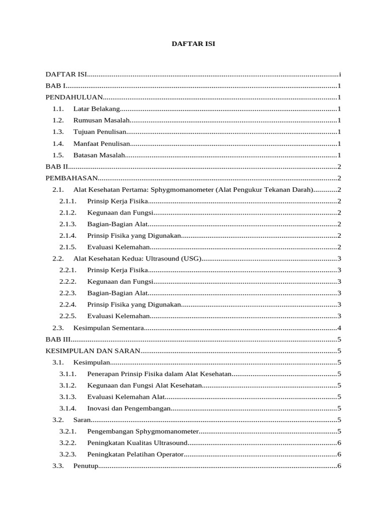 DAFTAR ISI | PDF