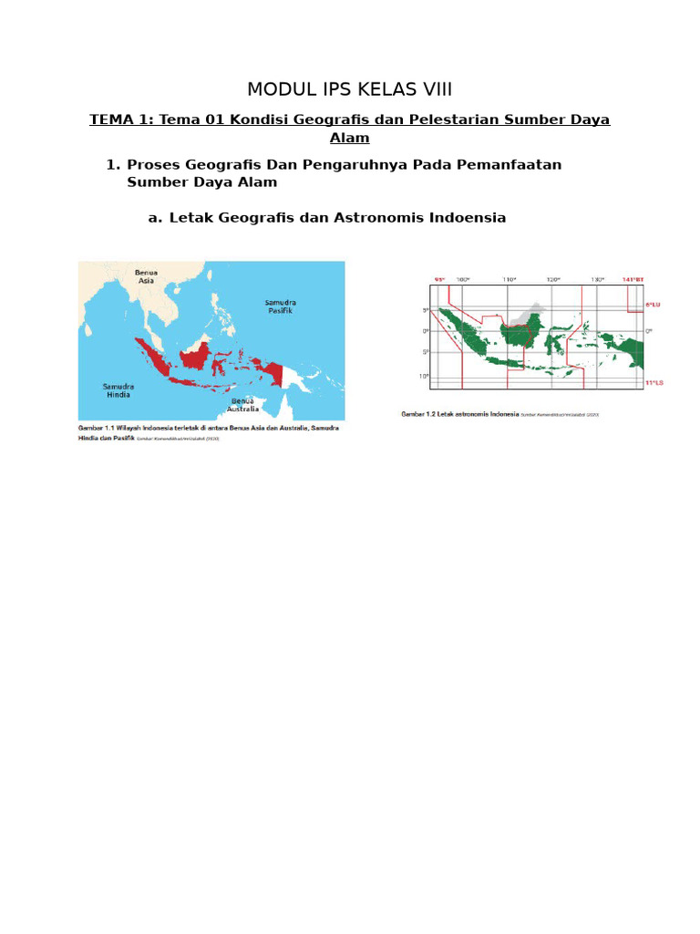 Modul Ips Kelas Viii | PDF