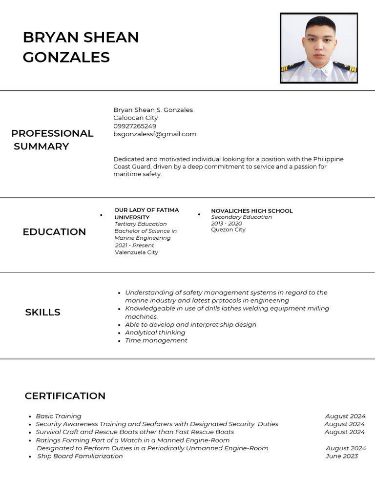 White Simple Experience Resume | PDF