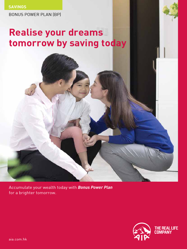 AIA Bonus Power Plan Overview | PDF | Cost Of Living | Insurance