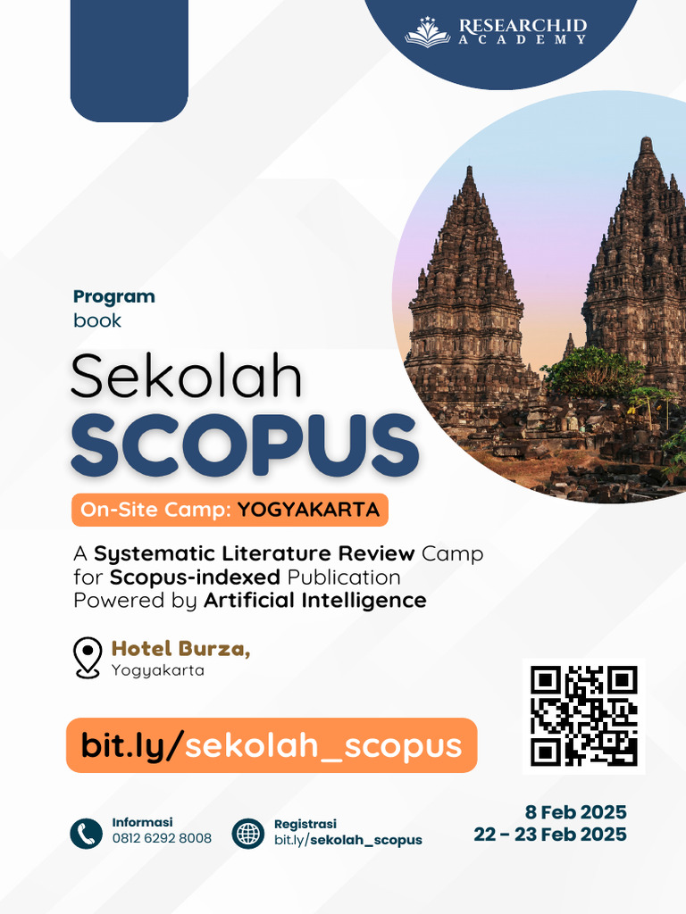 Program Book Sekolah Scopus Feb 2025. - ResearchID Academy | PDF