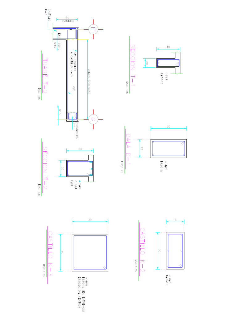 Trabes, Dalas y Castillos | PDF