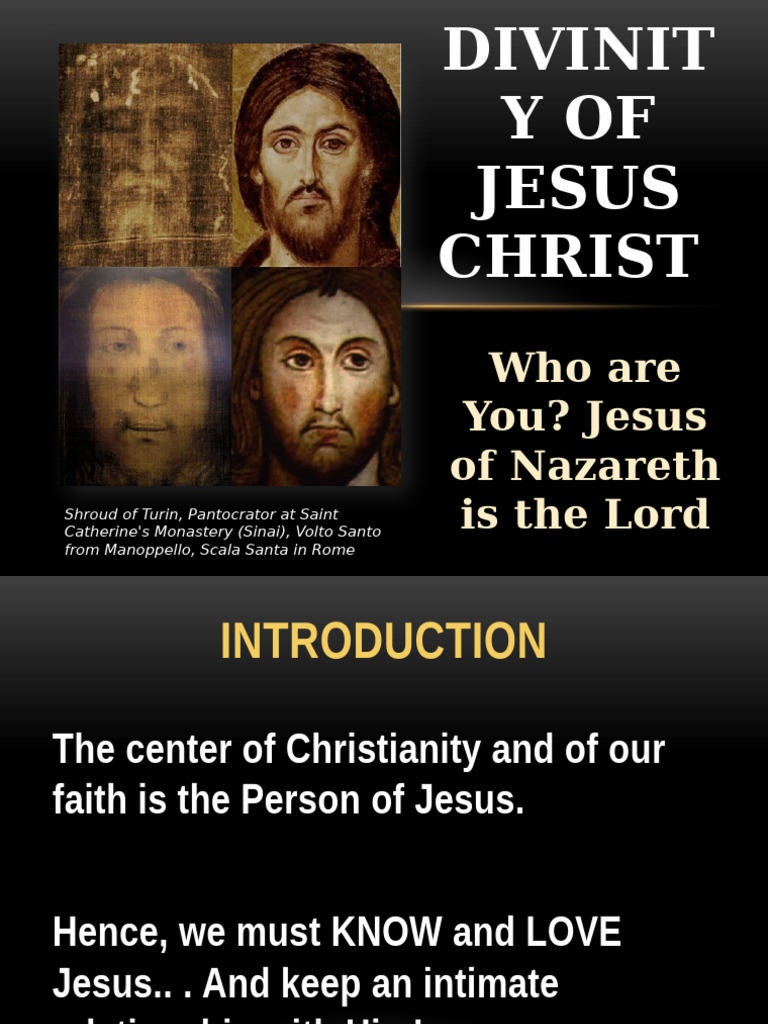 02-The Divinity of Jesus Christ | PDF | Jesus | Miracle