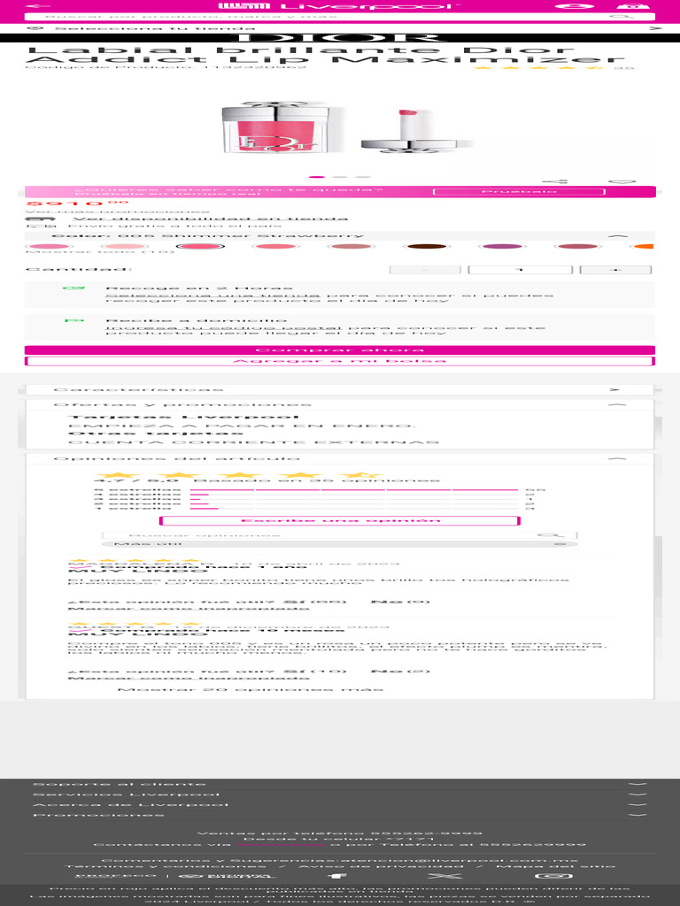 Labial Brillante Dior Addict Lip Maximizer Liverpool | PDF