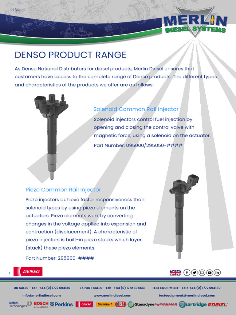 Denso Product Overview | PDF | Fuel Injection | Pump