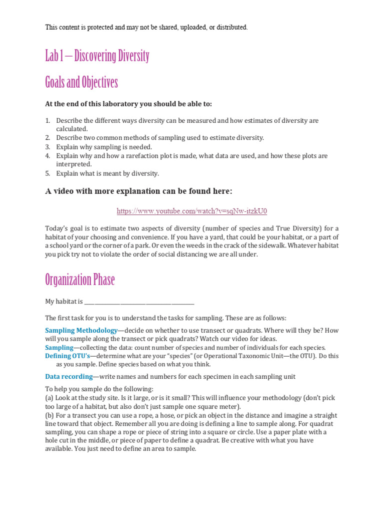 01-Lab 1 | PDF | Sampling (Statistics) | Methodology