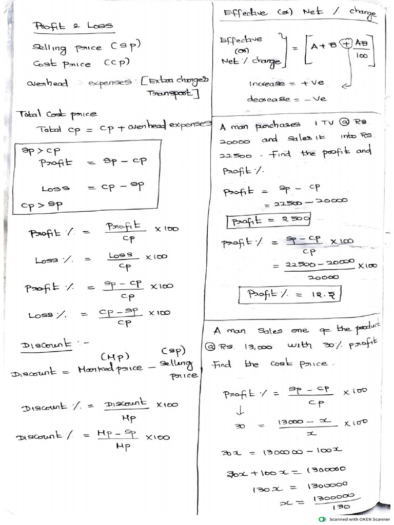 Unit 5 Percentage-1 | PDF