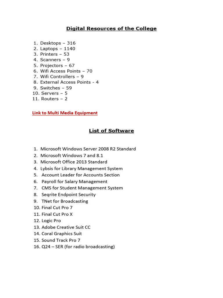 Digital Infrastructure | PDF