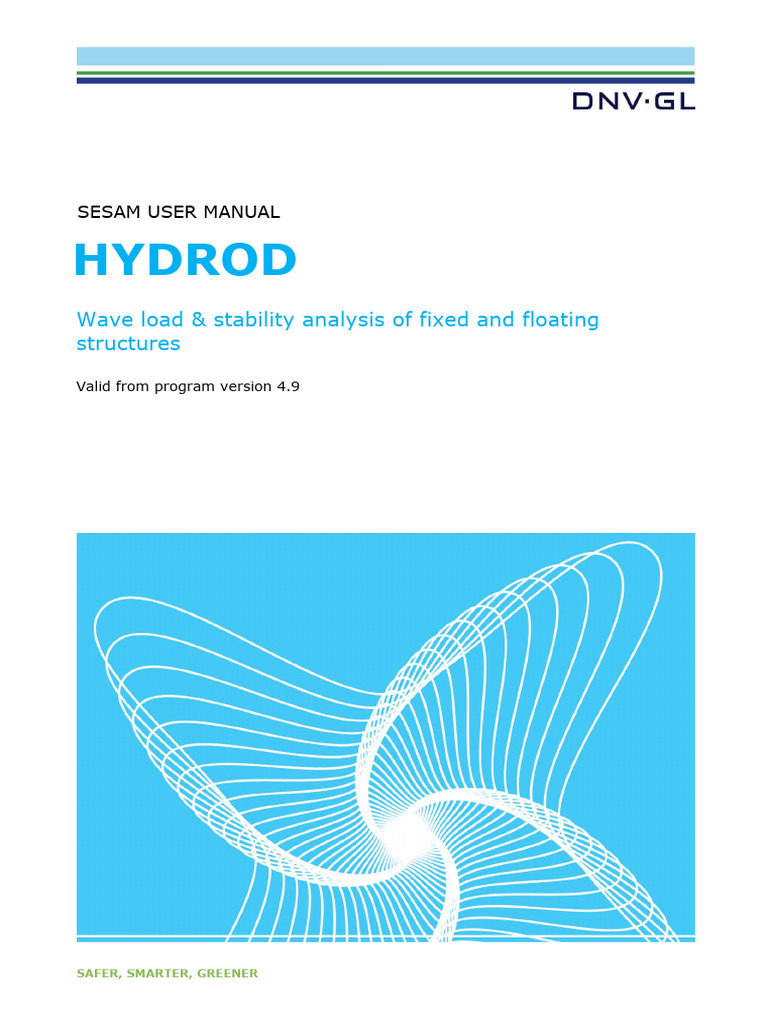 HydroD User Manual for Wave Analysis | PDF | Button (Computing) | Menu (Computing)