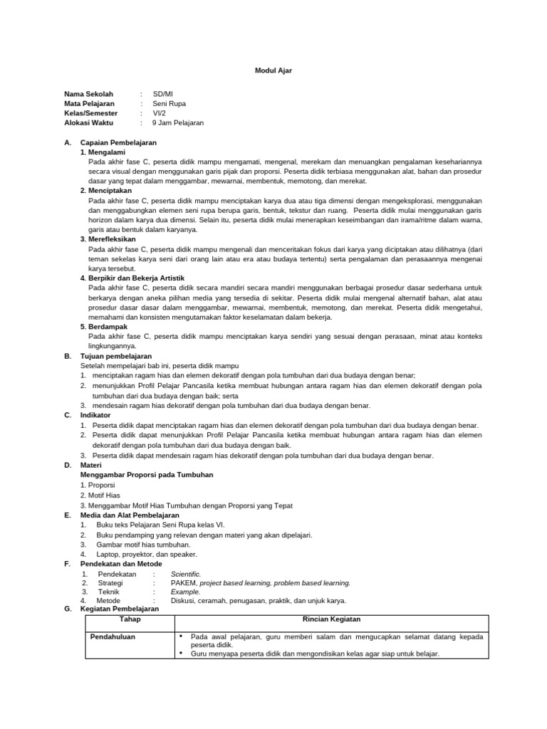 Modul Ajar Bab 8 | PDF