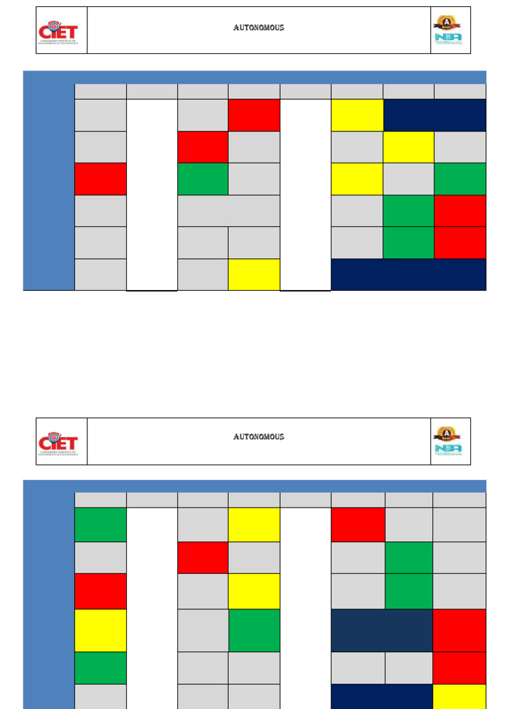 II Ece- Time Table | PDF