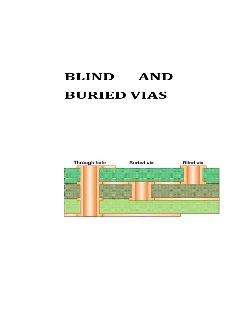 Blind and Buried Vias in PCBs Explained | PDF | Printed Circuit Board ...