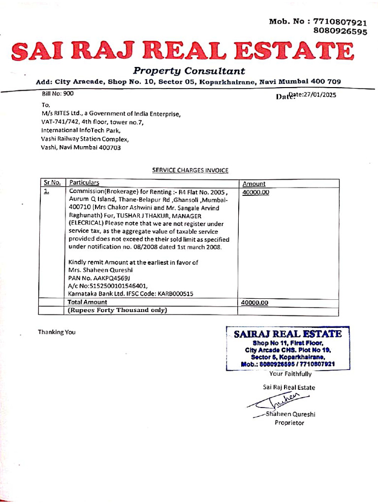 Broker Bill | PDF
