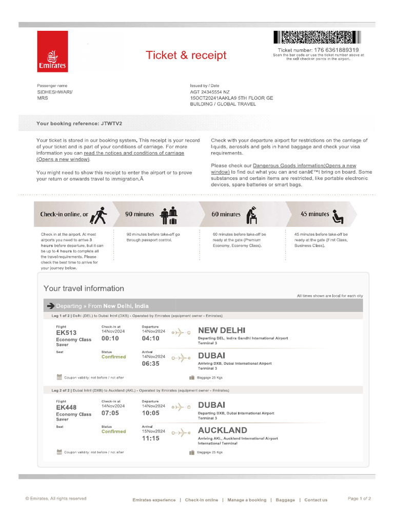 Mummy NZ One Way | PDF