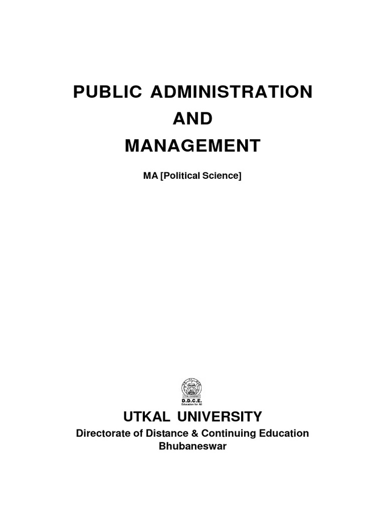Public Administration Management | PDF | Government Budget Balance | Budget