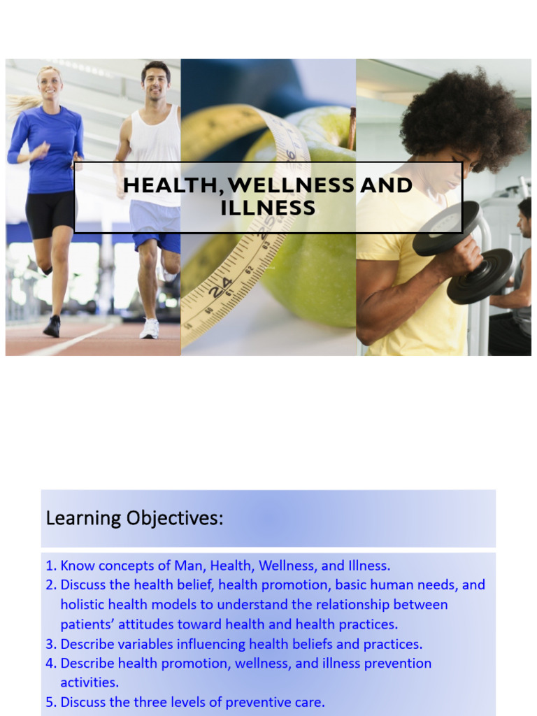 Health, Wellness and Illness | PDF | Preventive Healthcare | Health Care