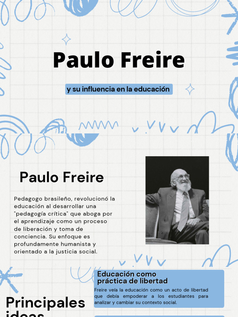 Influencia de Paulo Freire en la educación | PDF | Aprendizaje ...