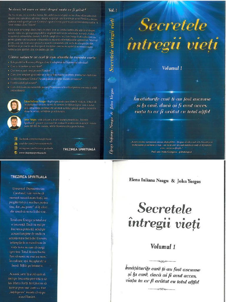 Elena Iuliana Neagu, John Yorgos-Secretele Intregii Vieti-Vol-1 | PDF