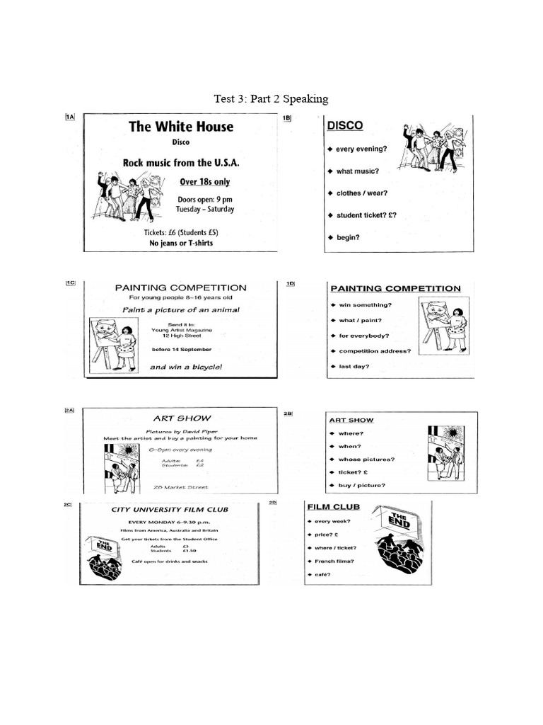 Test 3 Speaking Part 2 Guide | PDF
