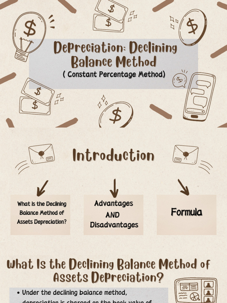 Declining Balance Method | PDF | Depreciation | Book Value