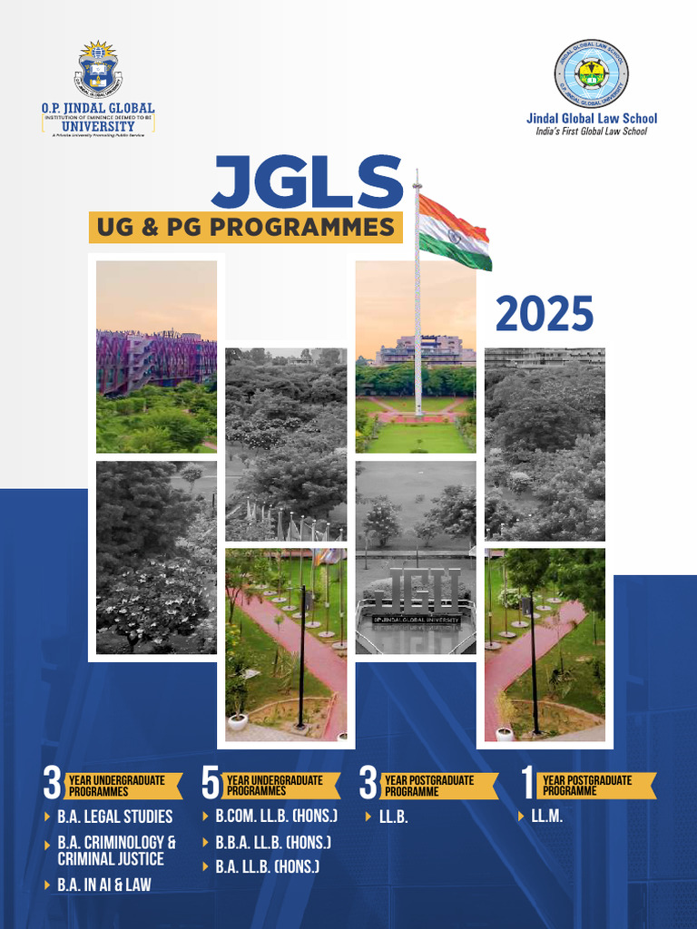 All Programmes JGLS Brochure - 2025 | PDF | Libraries