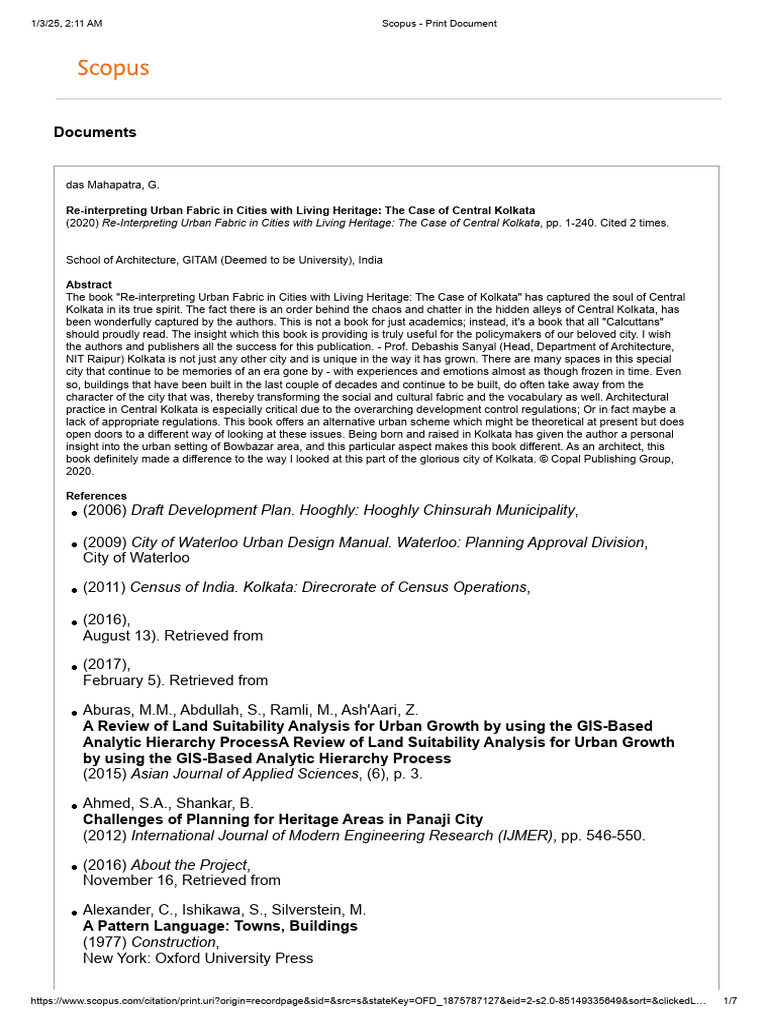 Scopus - Print Document | PDF