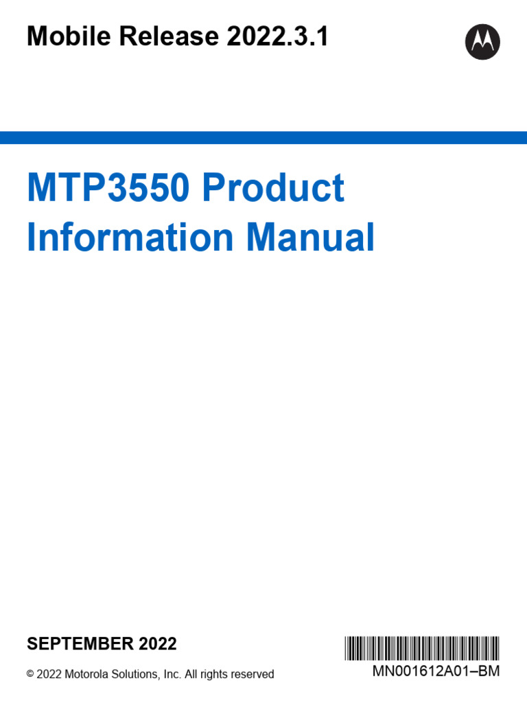 mtp3550 Product Information Manual | PDF | Copyright | License