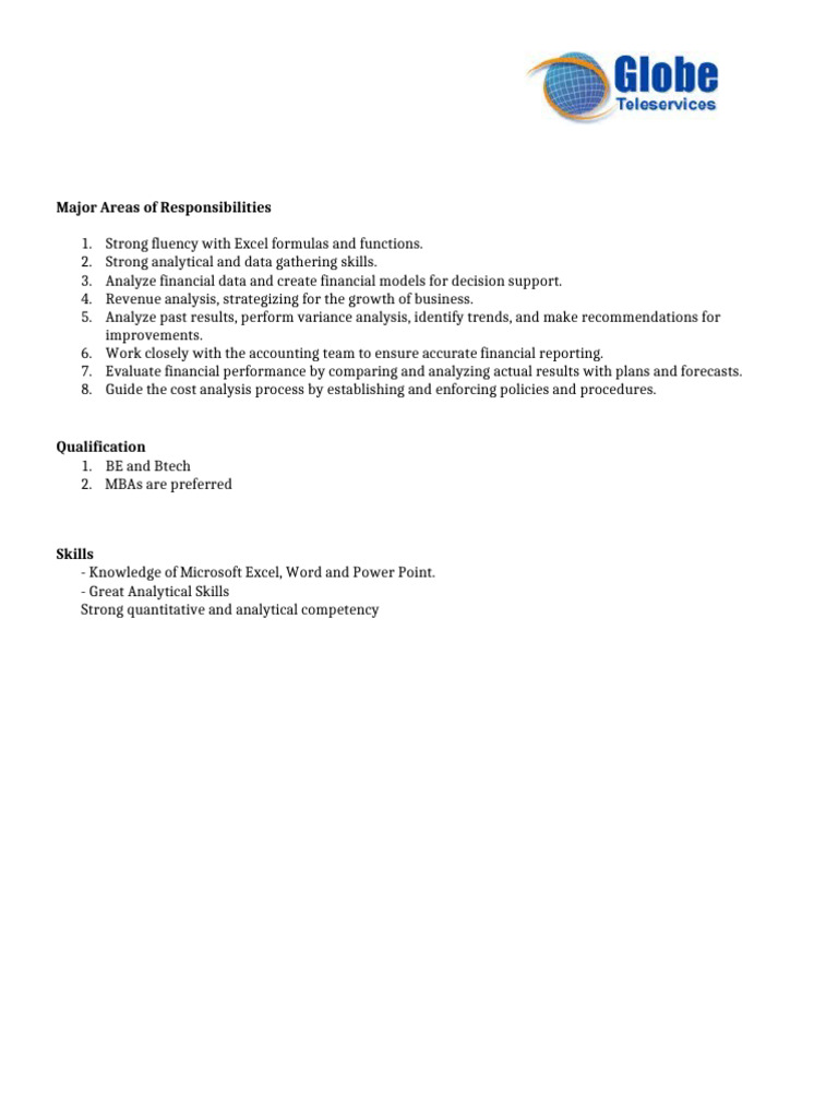 JD Business Analyst (1) | PDF