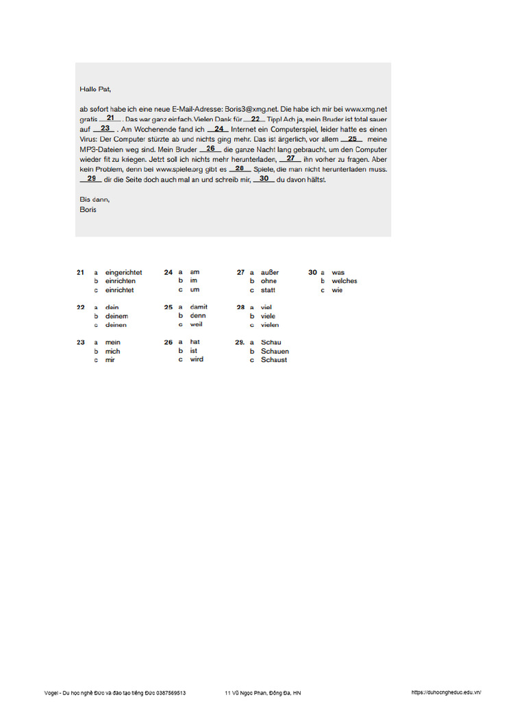 Sprachbausteine b1 PDF Free | PDF